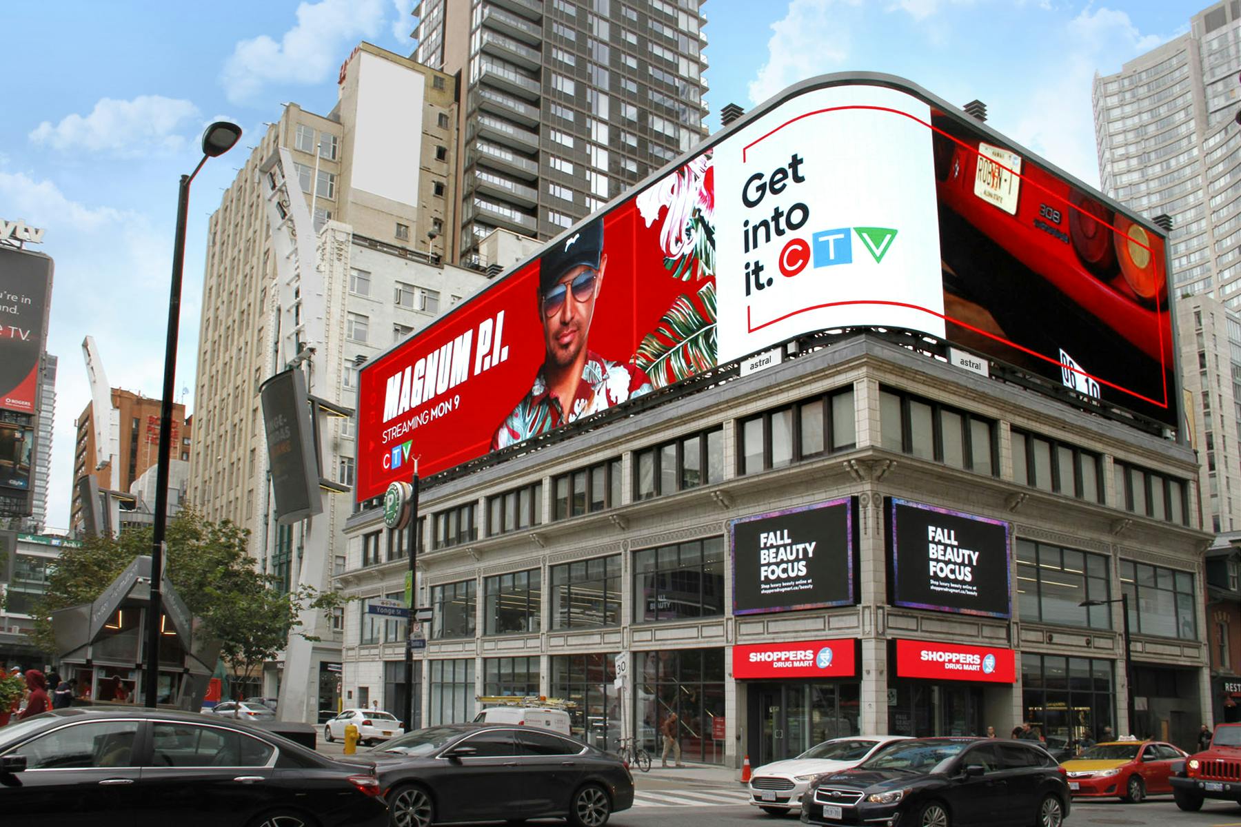 Digital large format advertising - Bell Media