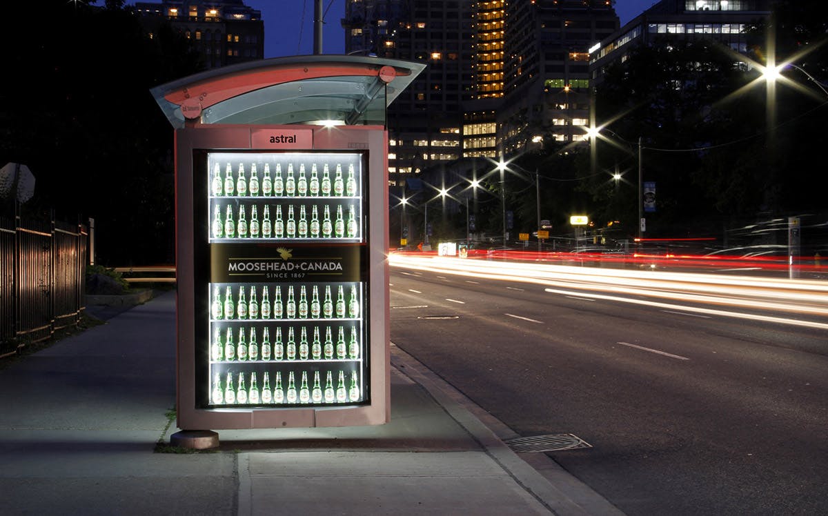 Street furniture advertising - Bell Media
