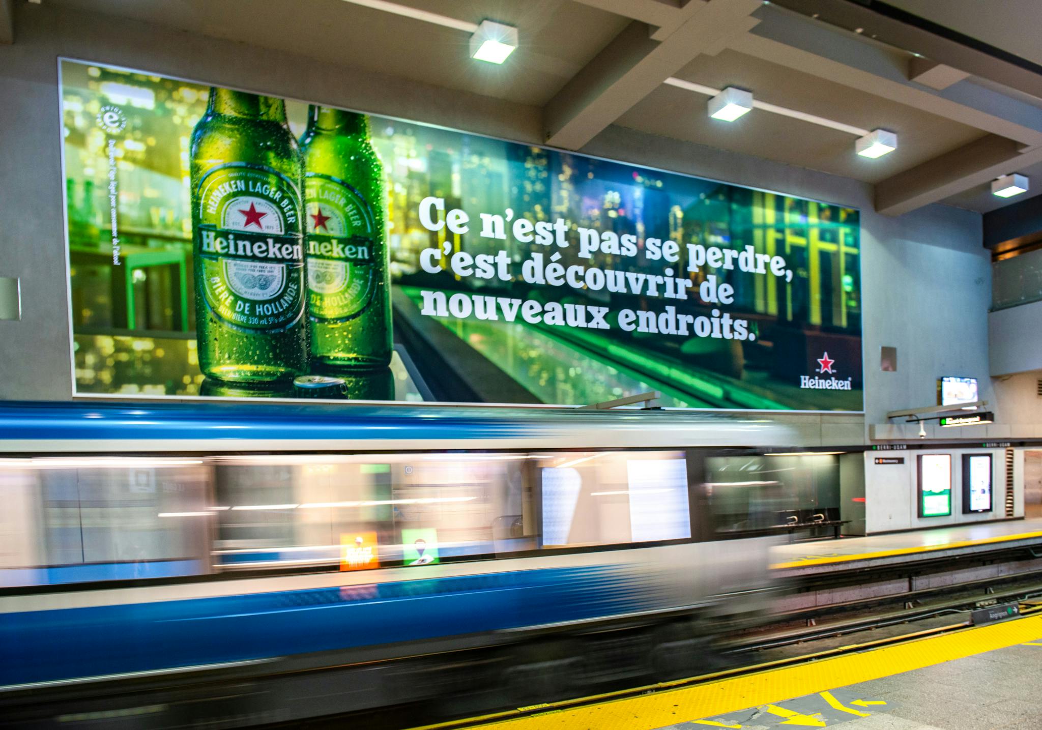 Publicité dans le métro - Bell Media
