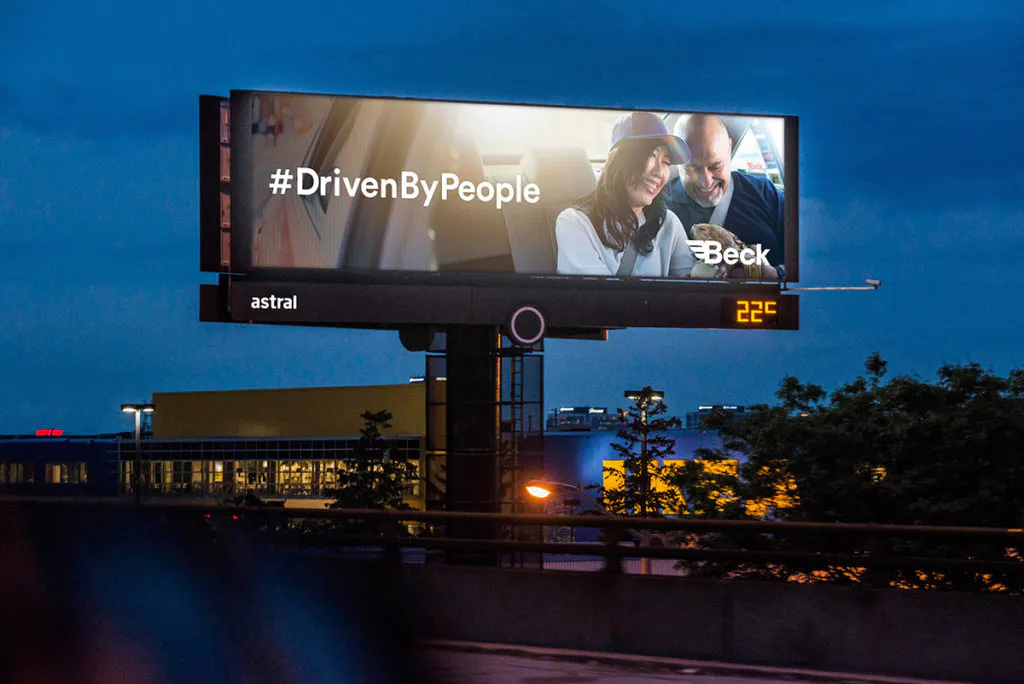 Digital large format advertising - Bell Media
