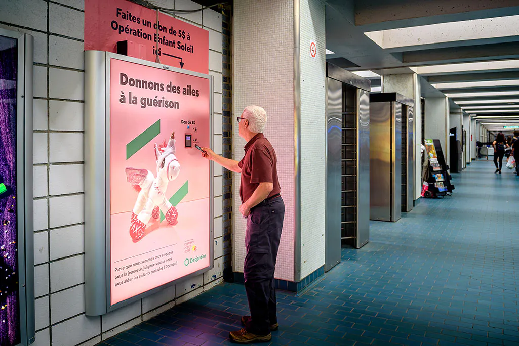 Publicité dans le métro - Bell Media