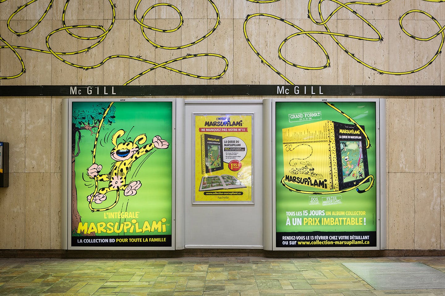 Publicité dans le métro - Bell Media