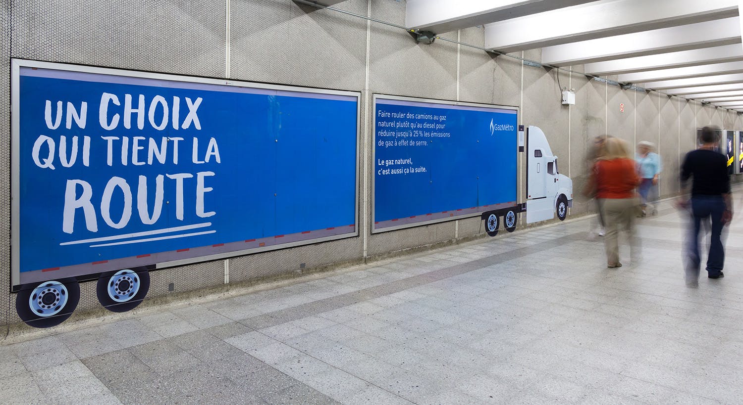 Publicité dans le métro - Bell Media